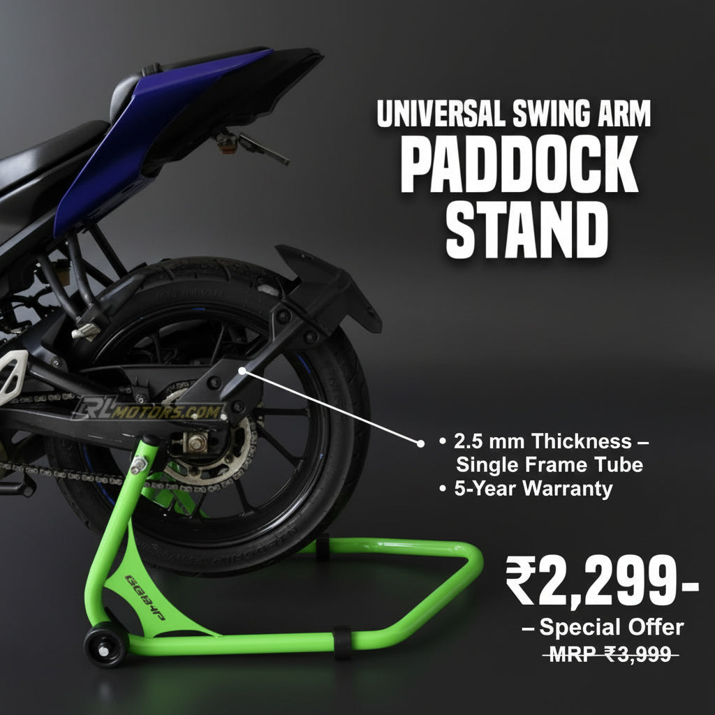 66BHP Universal Swing Arm Support Paddock Stand – 66Bhp